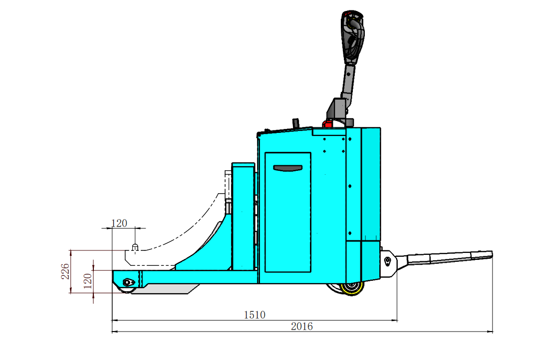 5Ton Textile Industry Special Electric Towing Tractor - WELIFTRICH